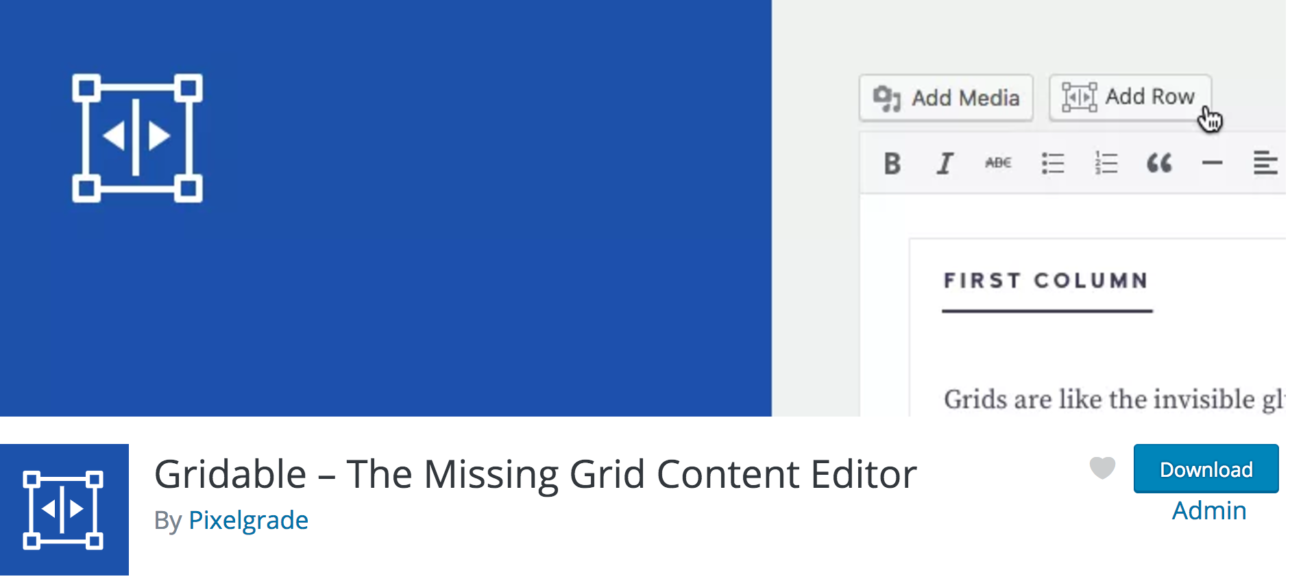 Introducing Gridable — The next WordPress inline grid editor